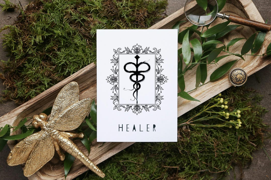 Healer Archetype Altar Card - Etsy