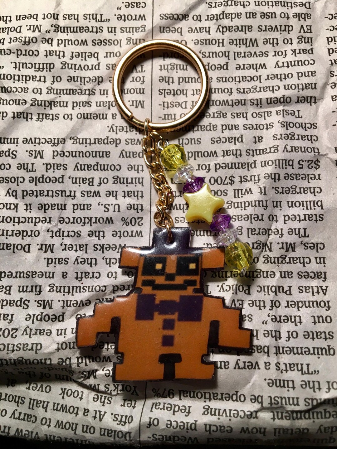 FNAF Inspired - Keychain - Cute Beaded Aesthetic Keychains - - Etsy