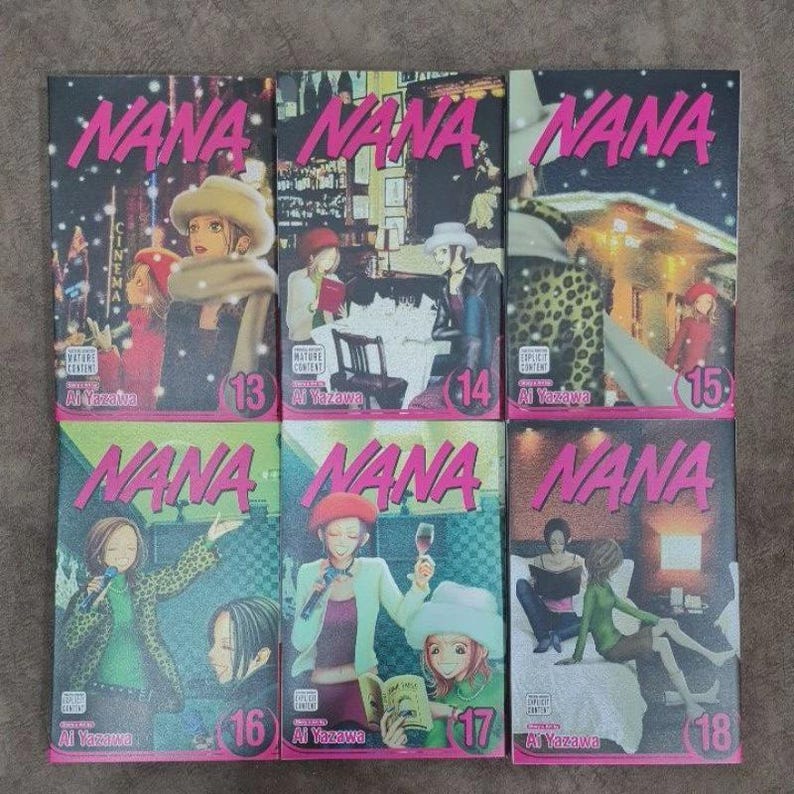 NANA (vol. 1-21) Manga Complete Set English Version Comic Book Series ...