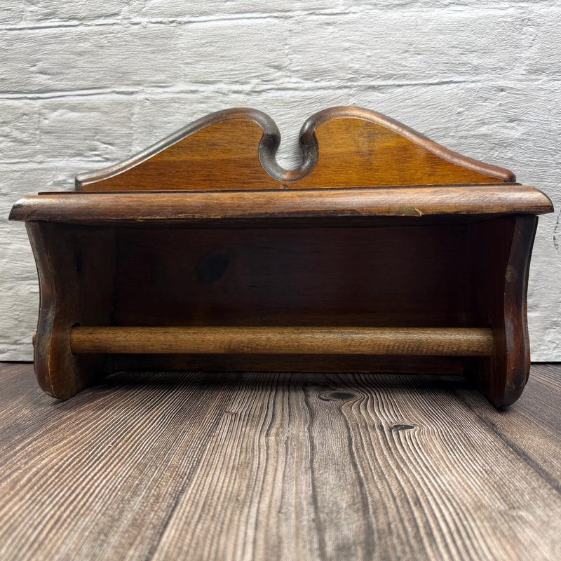 Wood Paper Towel Holder - Etsy
