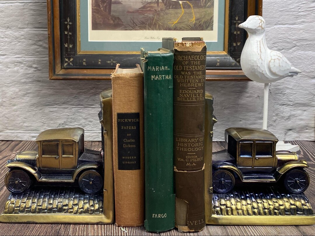 Vintage 1930s Brass Ford Model T Bookends: MCM Library Decor - Etsy Canada