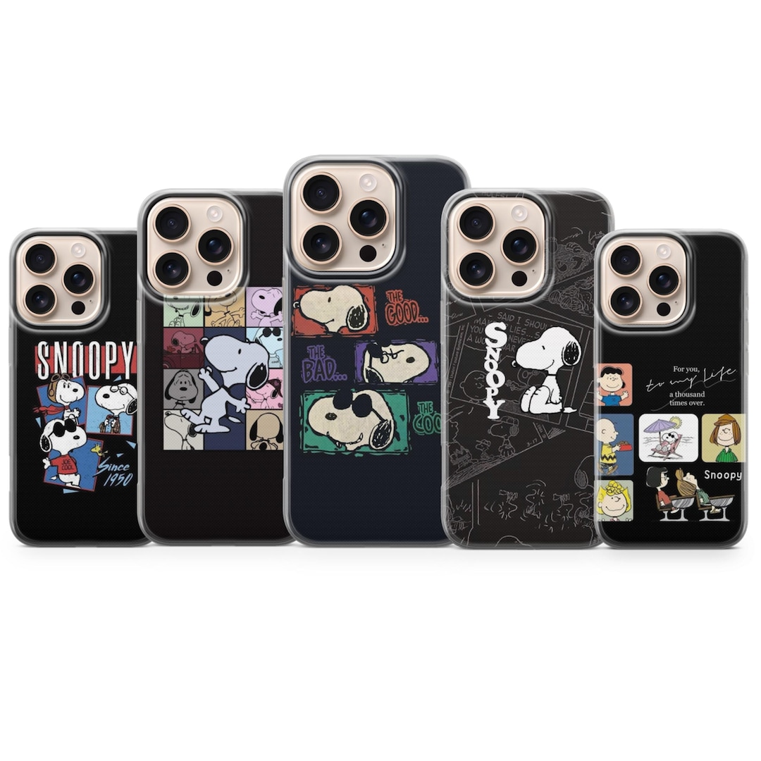 Snoopy Peanuts Comic Phone Case Cartoon Vintage Cover for iPhone 17 Pro ...