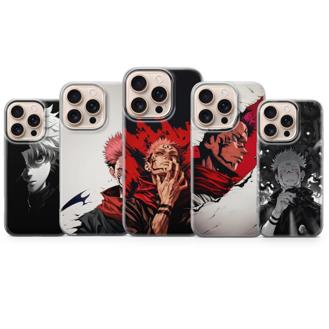 Jujutsu Kaisen Sukuna Phone Case Anime Art Cover for iPhone 17 Pro Max ...