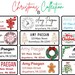 Christmas Return Address Labels - Etsy