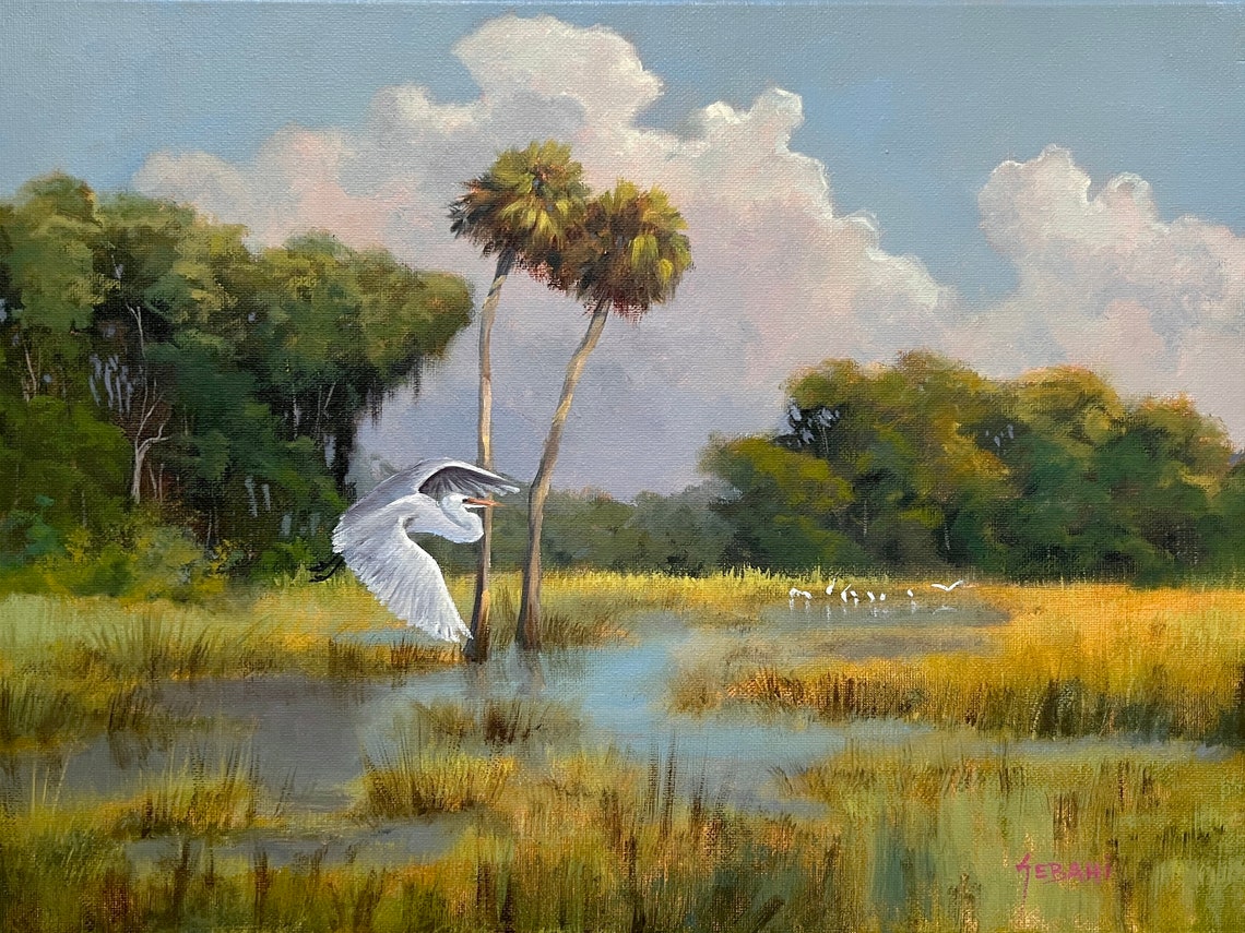 Florida Landscape Art Print - Etsy