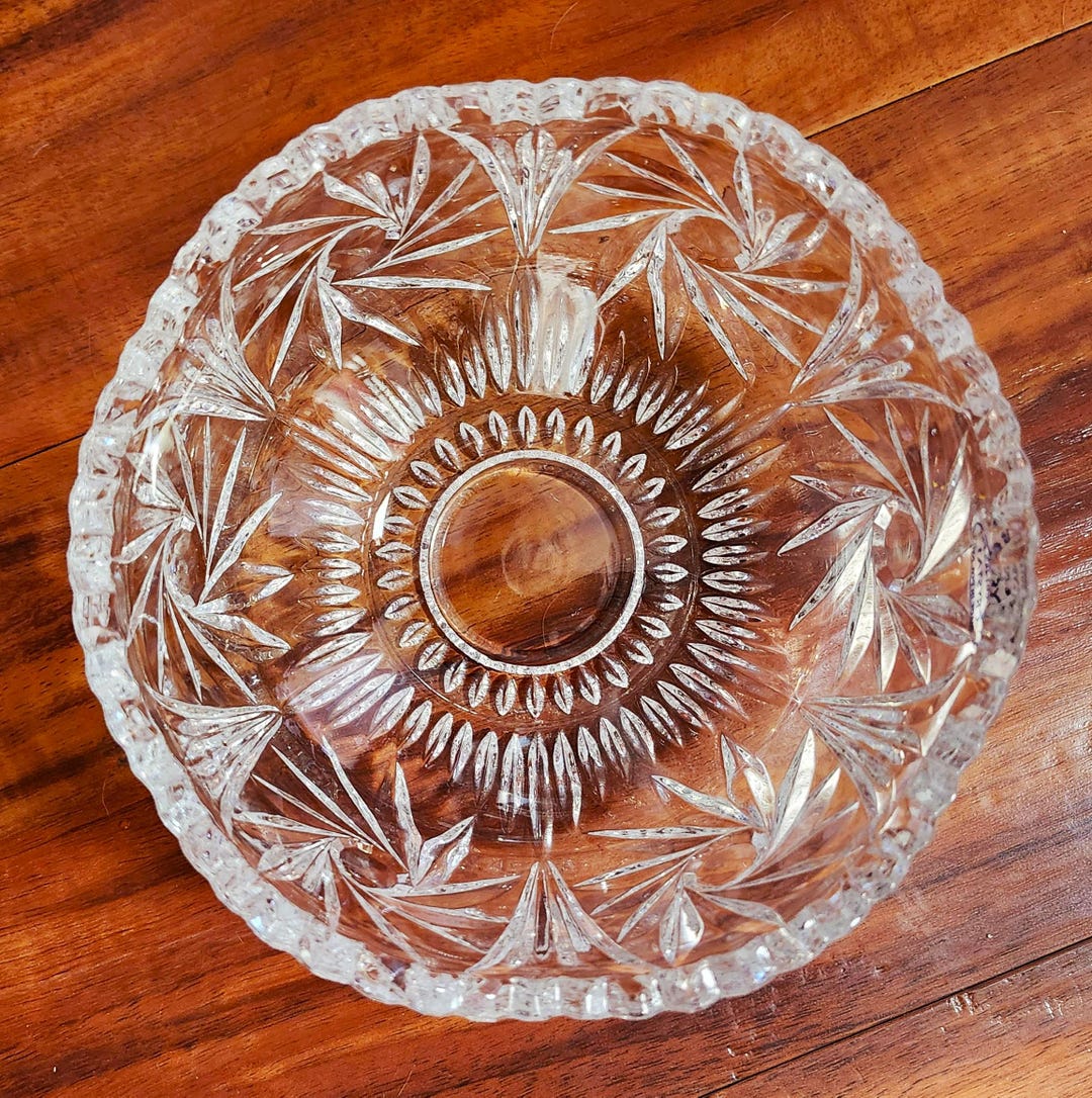 Leaded Crystal Bowl Made in Poland - Etsy