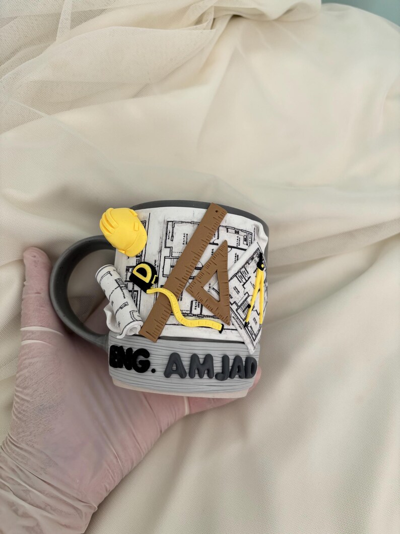 Civil Engineer Mug With 3D Tools, Personalized Architect Gift ...