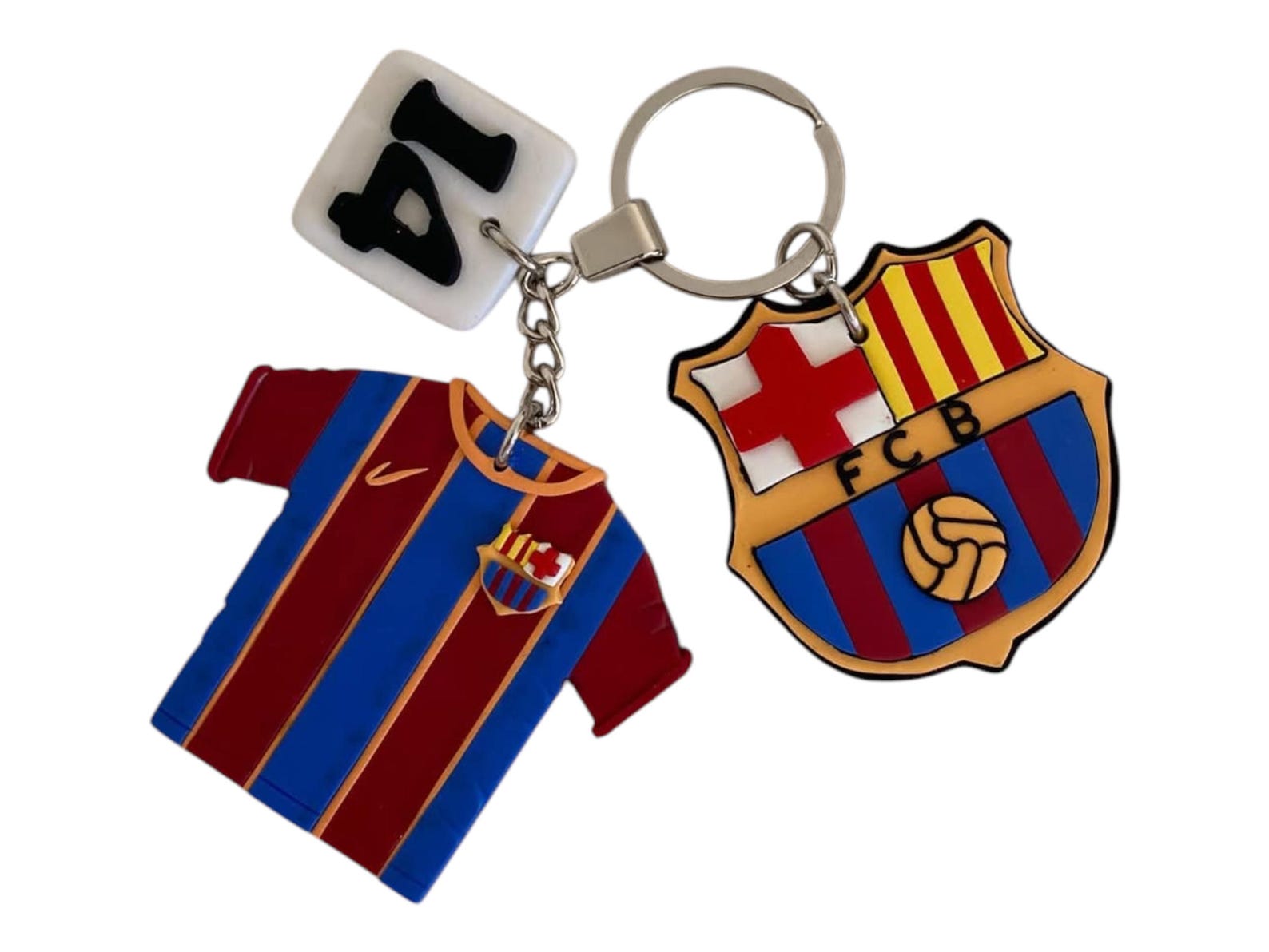 Lionel Messi FC Barcelona Keychain Set: Soccer Fan Accessory - Etsy