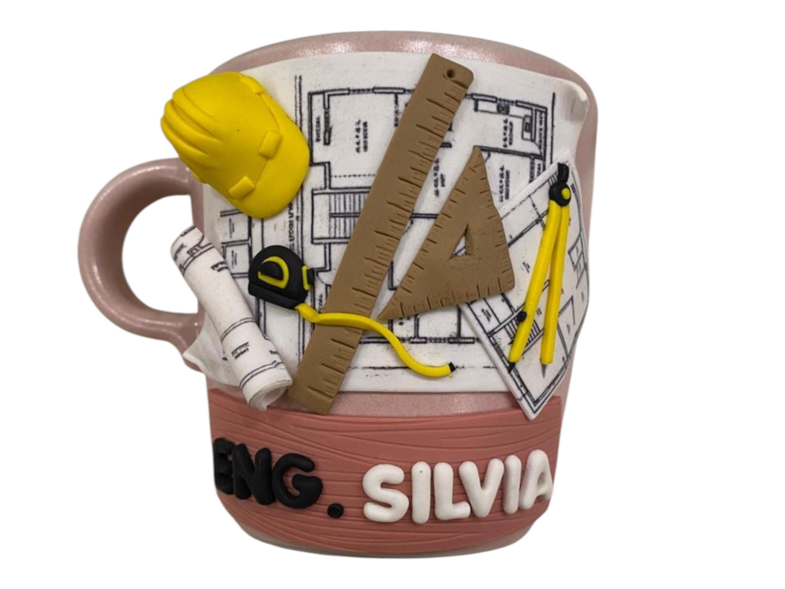 Civil Engineer Mug With 3D Tools, Personalized Architect Gift ...