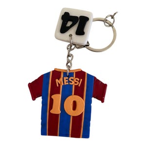 Lionel Messi FC Barcelona Keychain Set: Soccer Fan Accessory - Etsy
