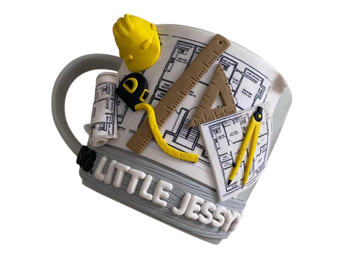 Civil Engineer Mug With 3D Tools, Personalized Architect Gift ...
