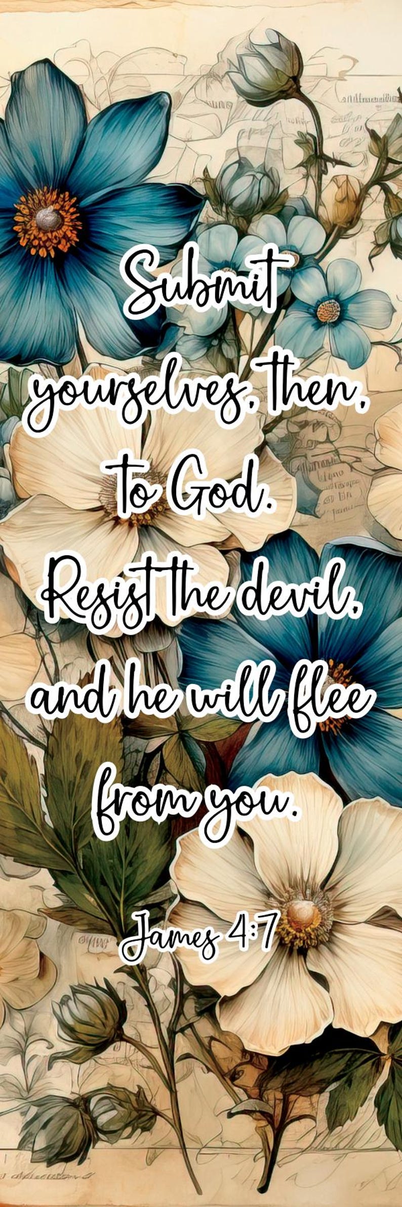 Bible Verse Bookmarks for Trusting God, Christian Printable Bookmarks ...