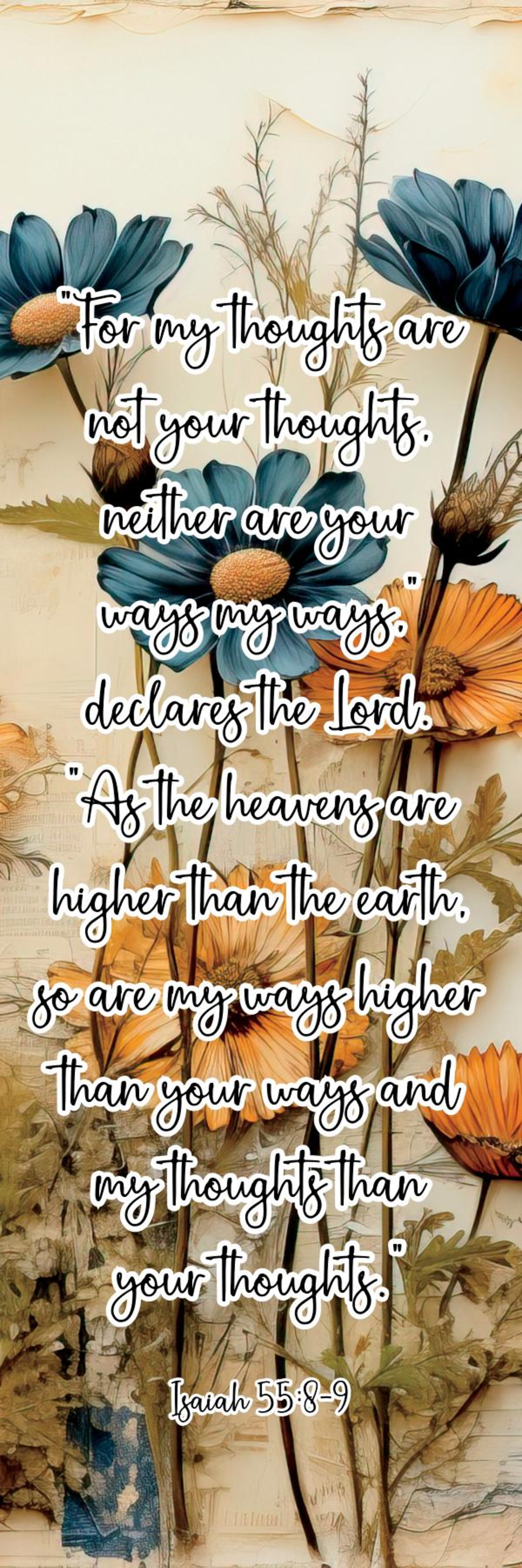 Bible Verse Bookmarks for Trusting God, Christian Printable Bookmarks ...