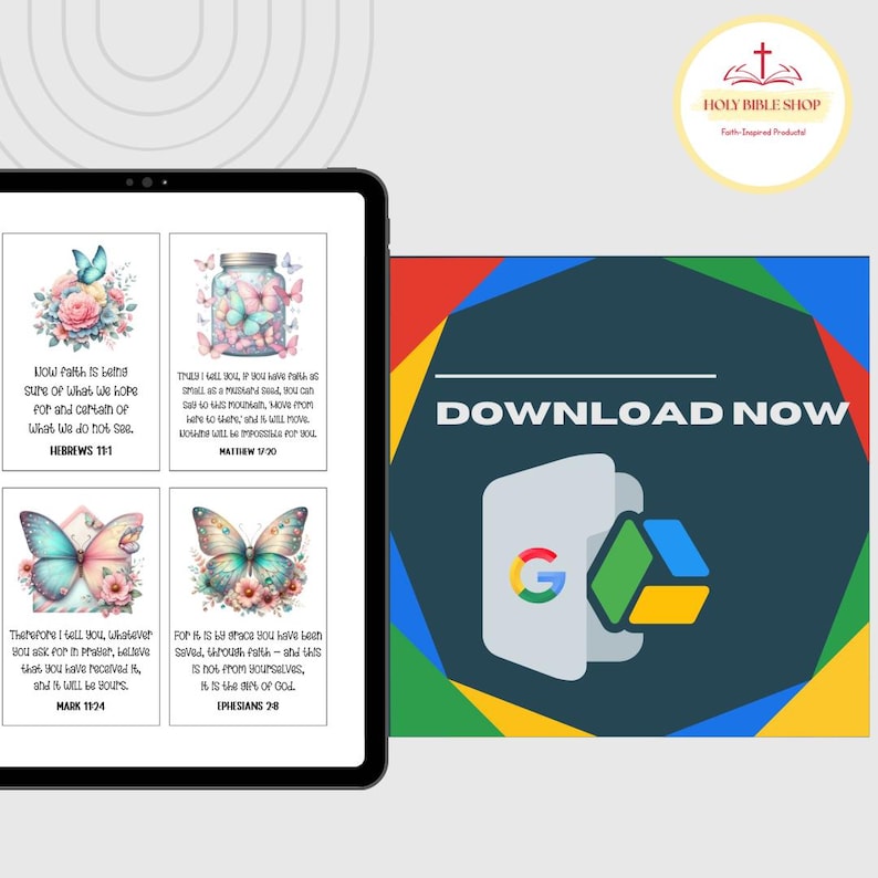 Faith Bible Verse Cards, Christian Scripture, Encouragement (PDF, JPG ...