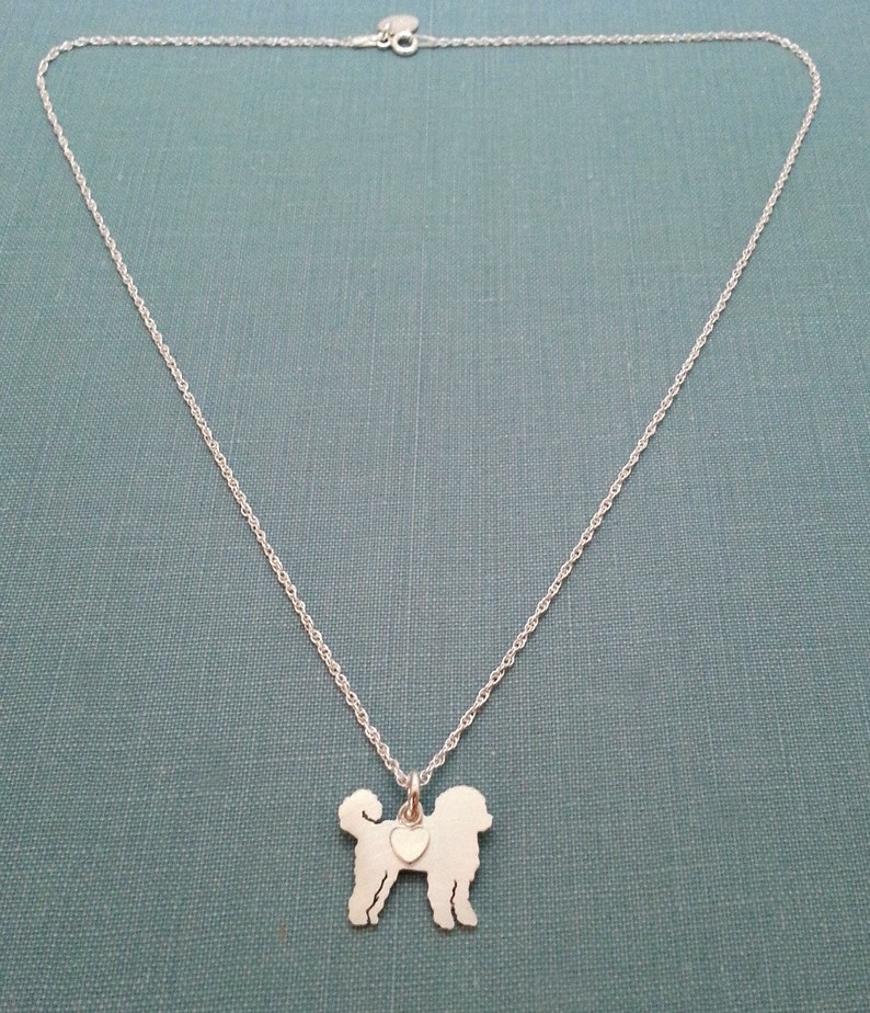 Labradoodle Dog Necklace Sterling Silver Personalize Pendant - Etsy