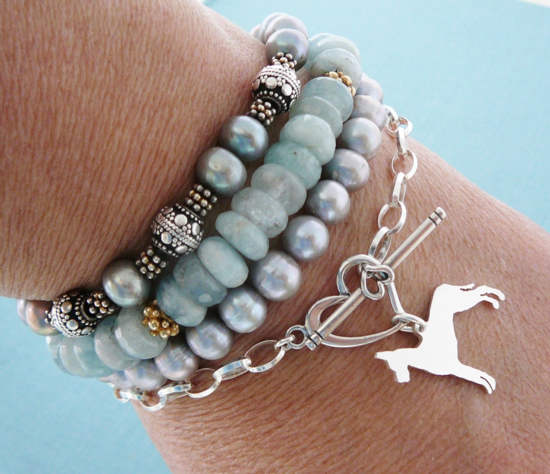 Great Dane Chain Bracelet, Sterling Silver Personalize Pendant, Breed ...