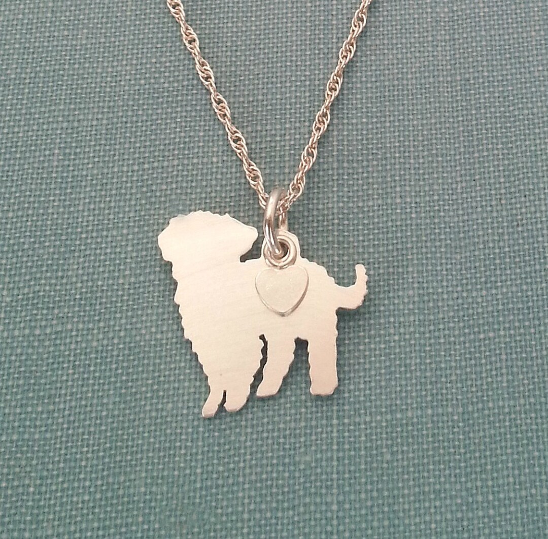 Maltipoo Dog Necklace, Sterling Silver Personalize Pendant, Breed ...