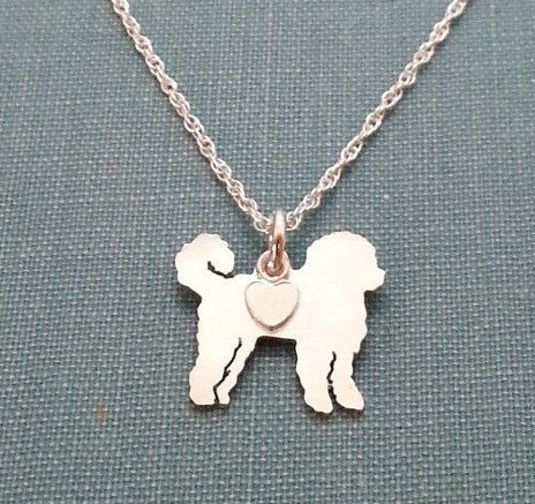 Labradoodle Dog Necklace, Sterling Silver Personalize Pendant, Breed ...