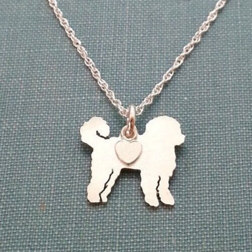 Labradoodle Necklace Engraving Pendant Sterling Silver - Etsy