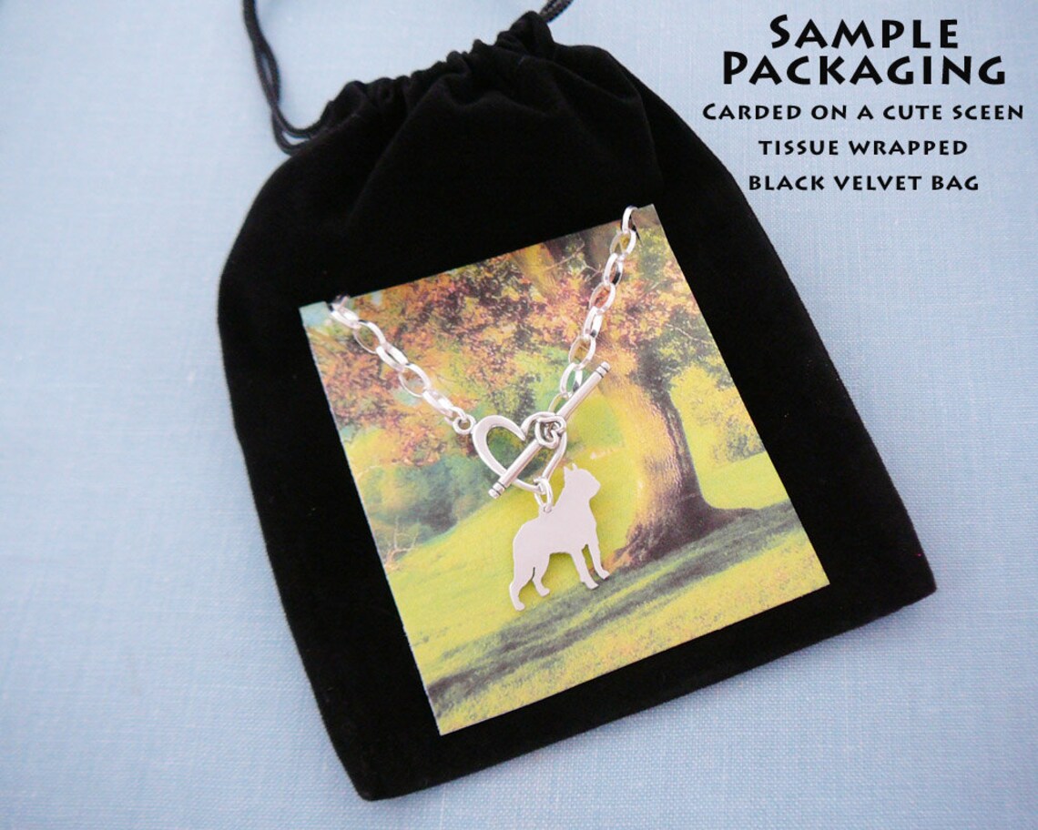 Boxer Dog Chain Bracelet Sterling Silver Personalize Pendant - Etsy