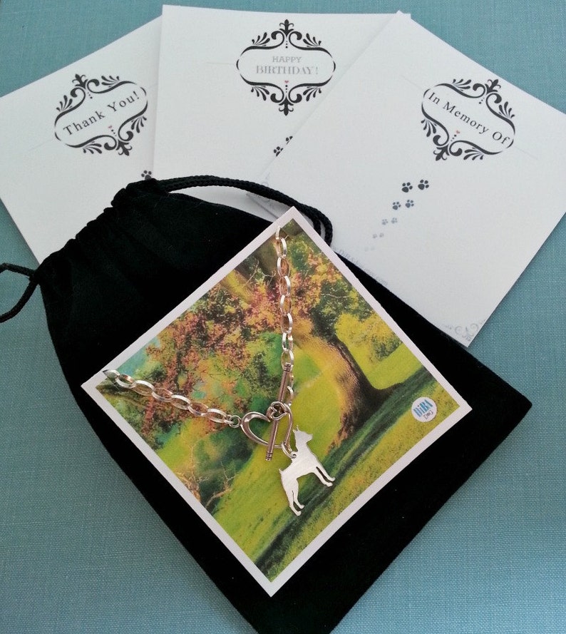 Miniature Pinscher Dog Chain Bracelet Sterling Silver - Etsy