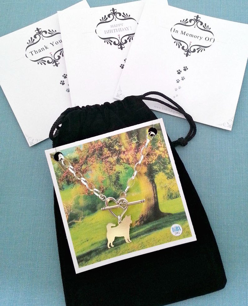 Siberian Husky Dog Chain Bracelet Sterling Silver Personalize - Etsy