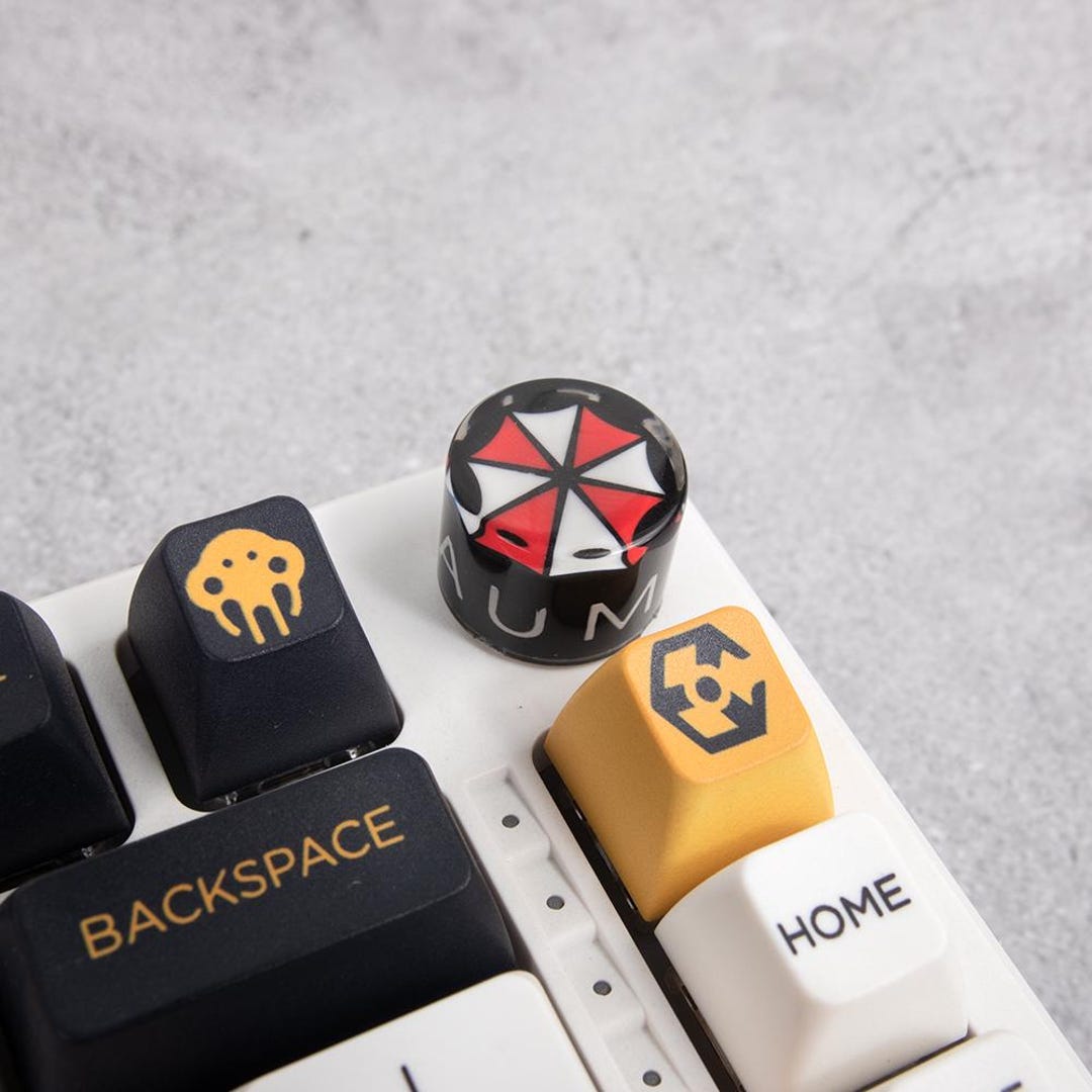 Resident Evil-inspired Umbrella Resin Keycap |S.T.A.R.S Raccoon Police ...