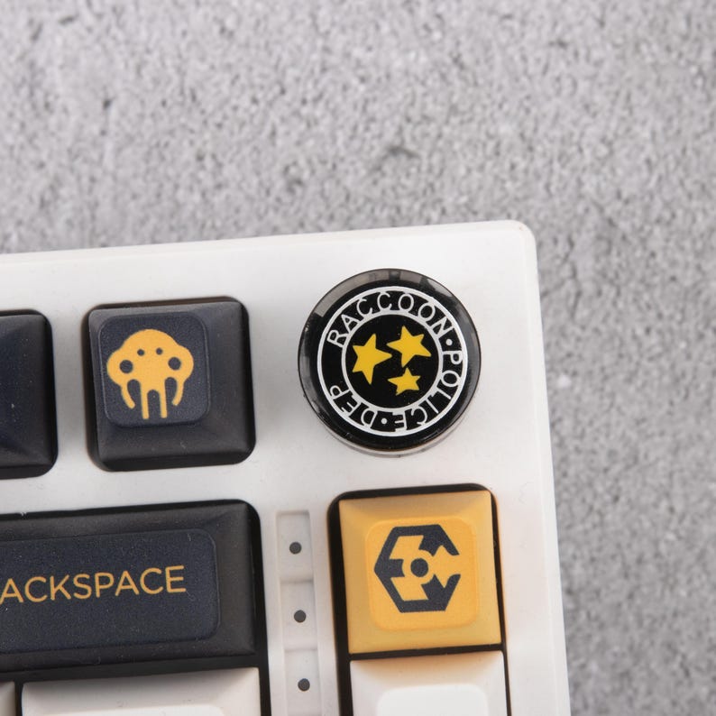 Resident Evil-inspired Umbrella Resin Keycap |S.T.A.R.S Raccoon Police ...