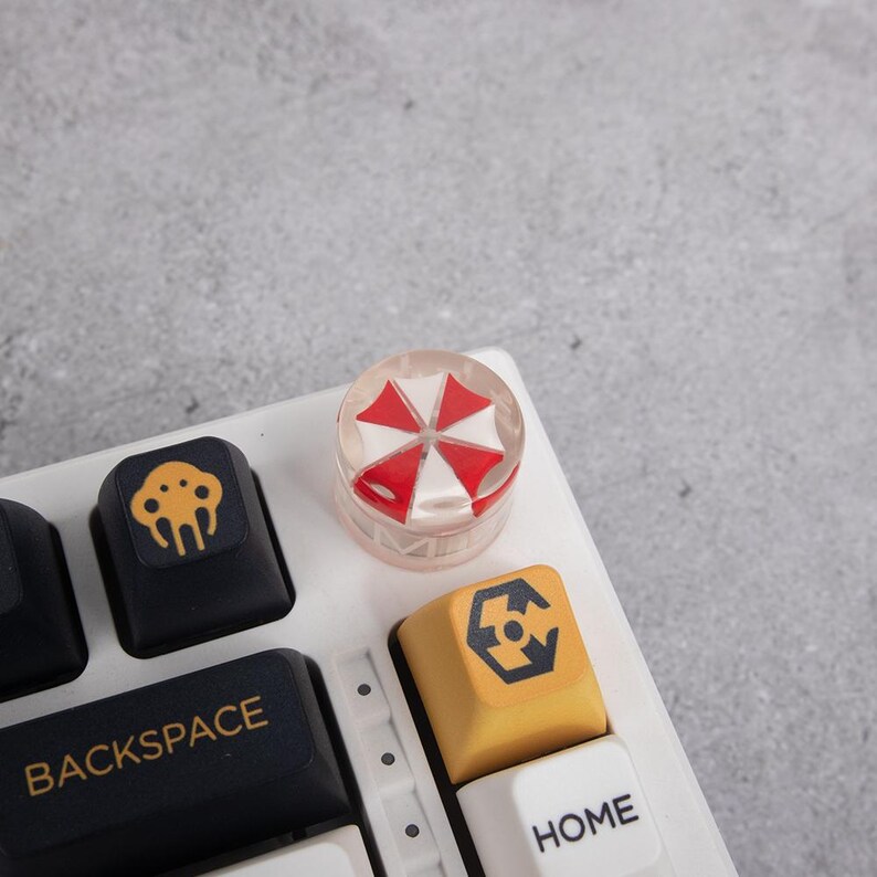 Resident Evil-inspired Umbrella Resin Keycap |S.T.A.R.S Raccoon Police ...