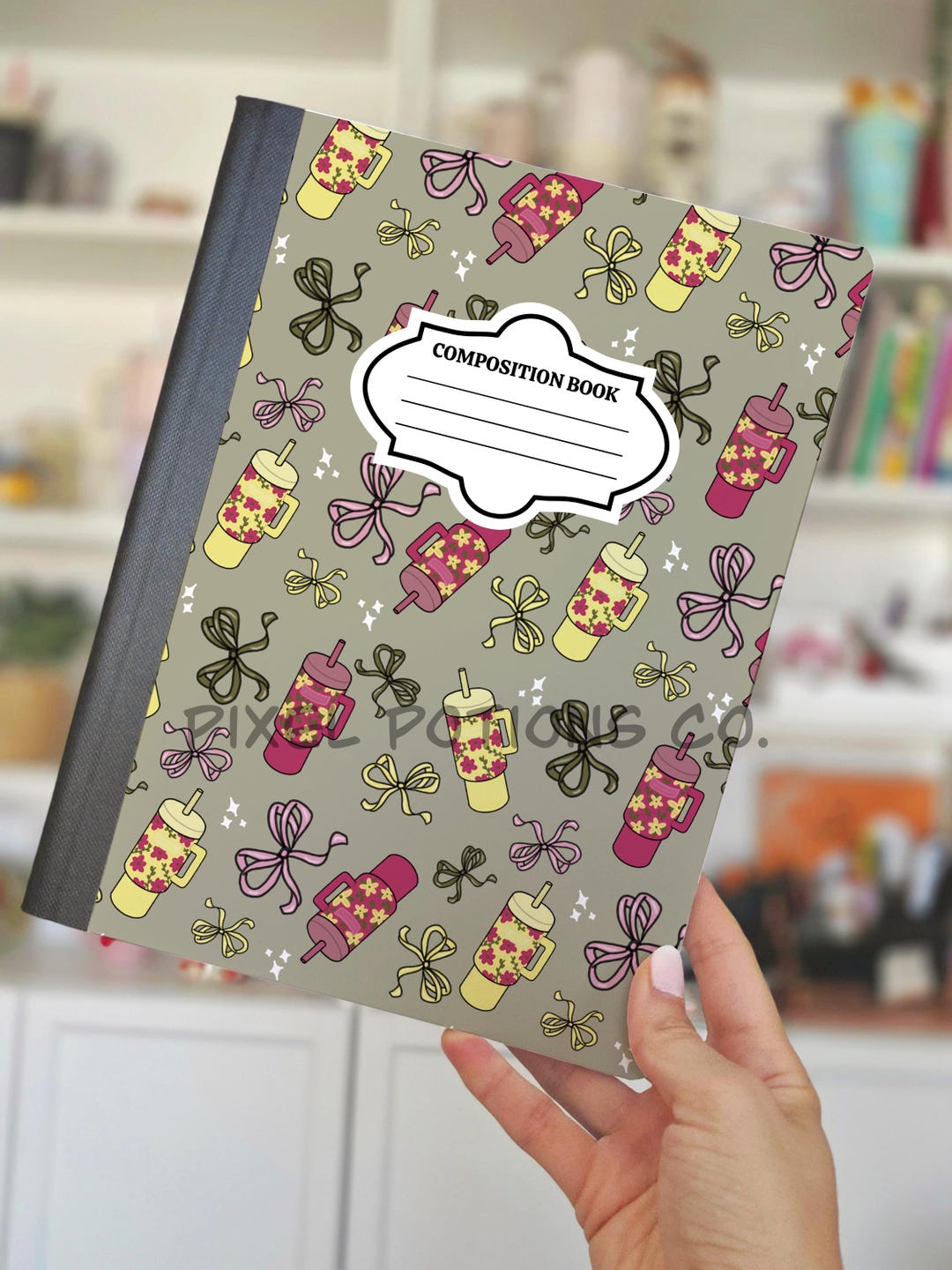 Printable Composition Notebook Cover PNG Drink Tumbler Personal ...