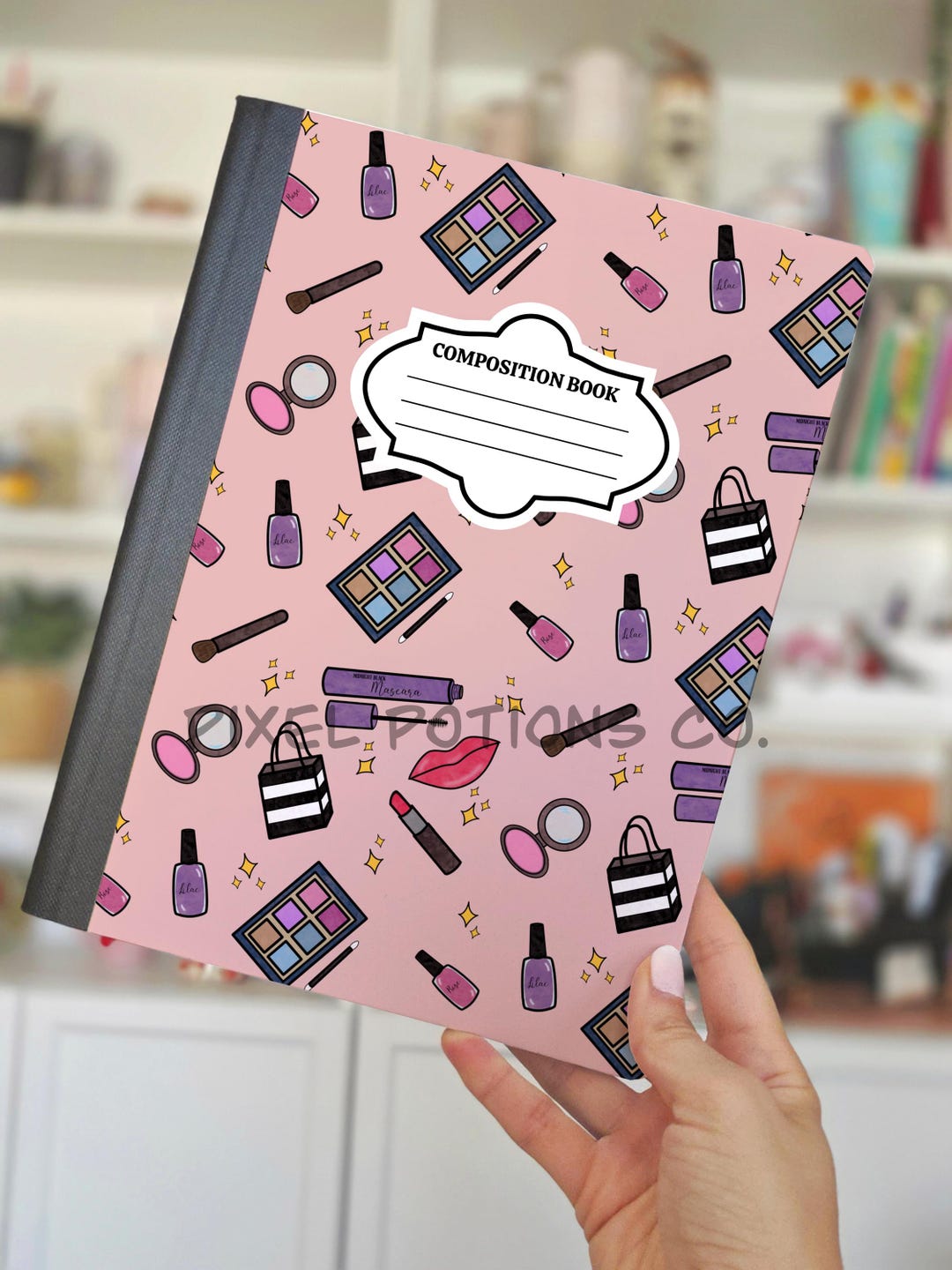 Printable Composition Notebook Cover PNG Makeup Personal Notebook ...