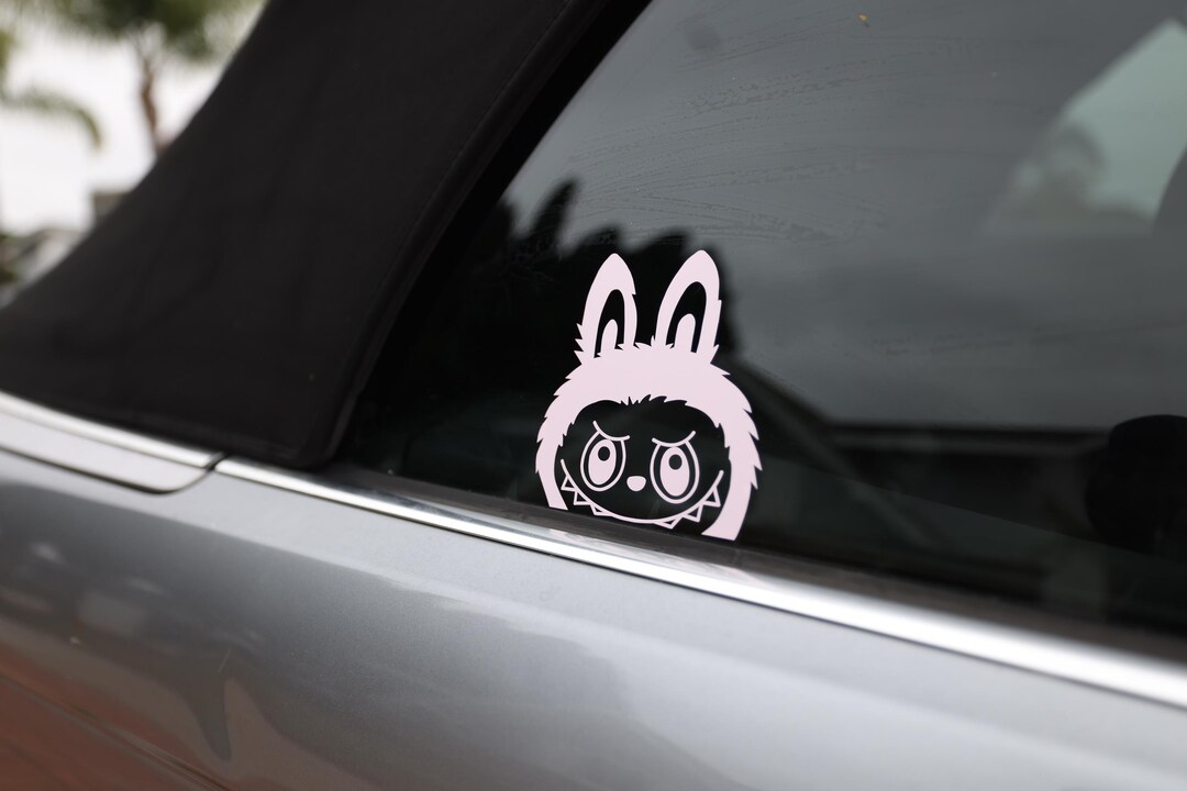 La Bu Bu Cutie Peeker Decal | Labubu Kawaii Decal | Car Decal | Cute ...