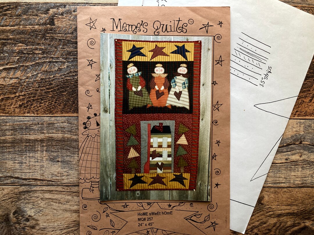 2001 angel Gatherings by Meme's Quilts, 24x45 Northwoods, Angel Quilt ...