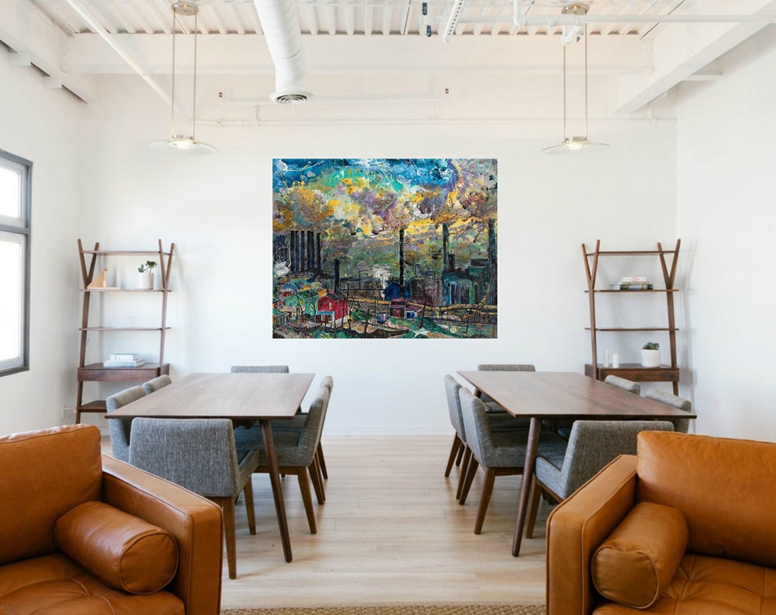 Steel Mill Wall Art, Corporate Wall Art, Man Cave Wall Art, Pittsburgh ...