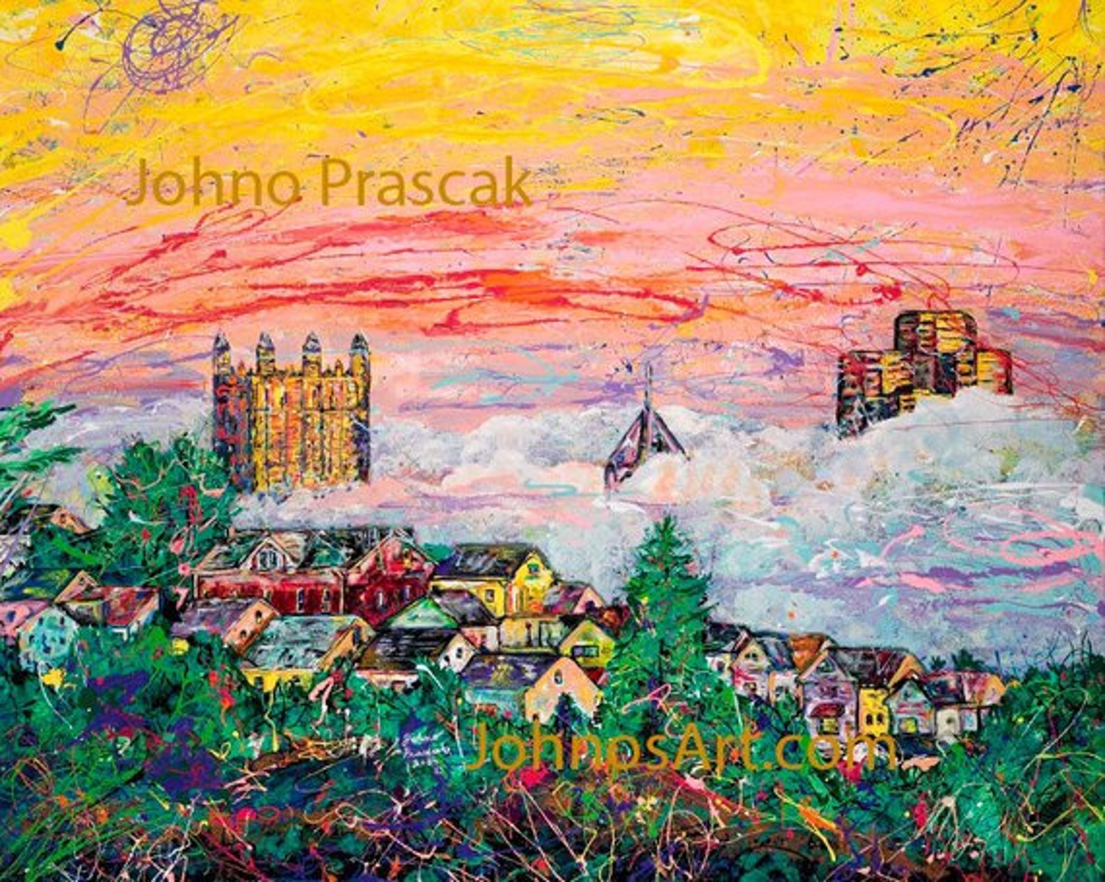 Pittsburgh Skyline Art Pittsburgh Wall Art Pittsburgh - Etsy