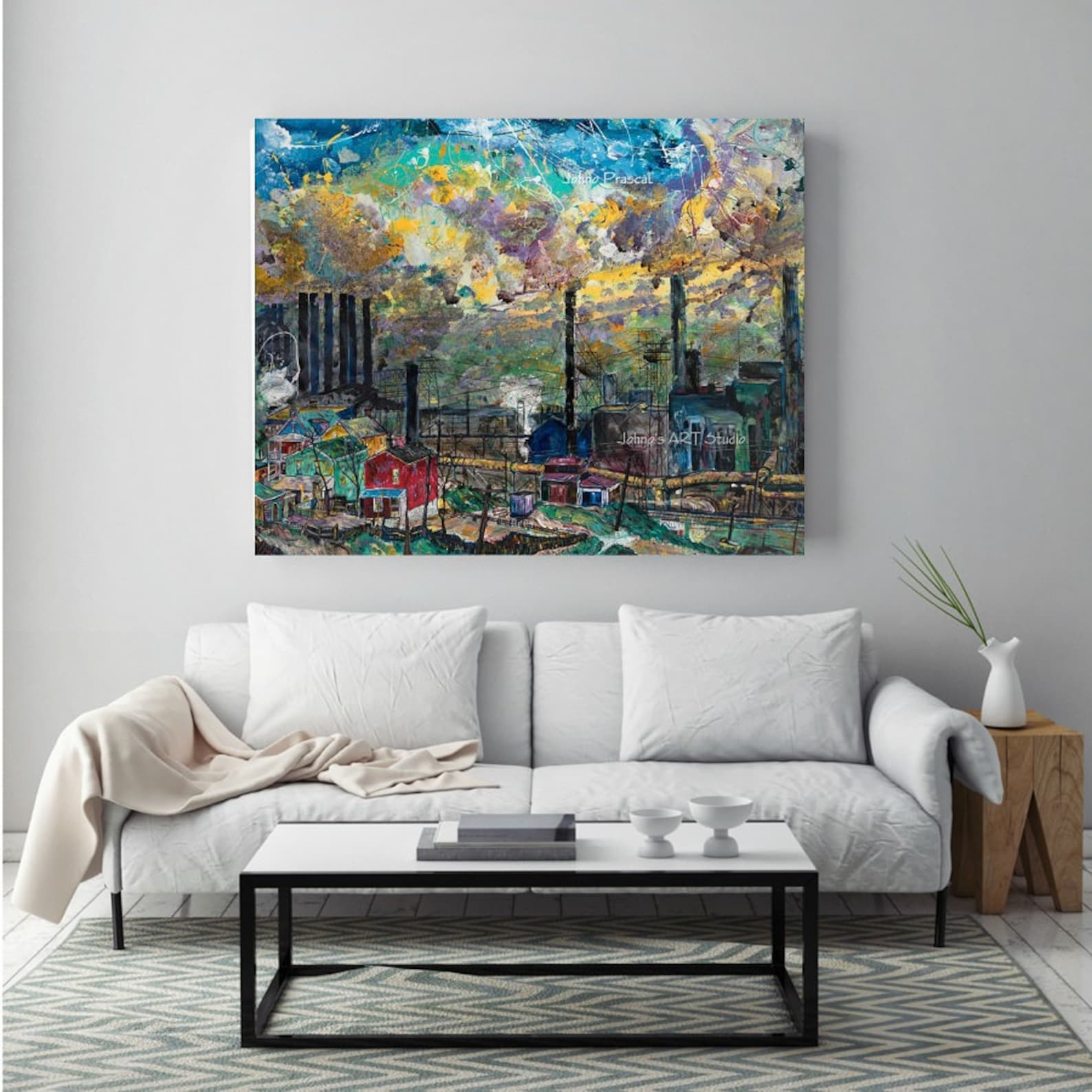 US Steel, Man Cave Wall Art, Steel Mill Art, Pittsburgh Steel Mill ...