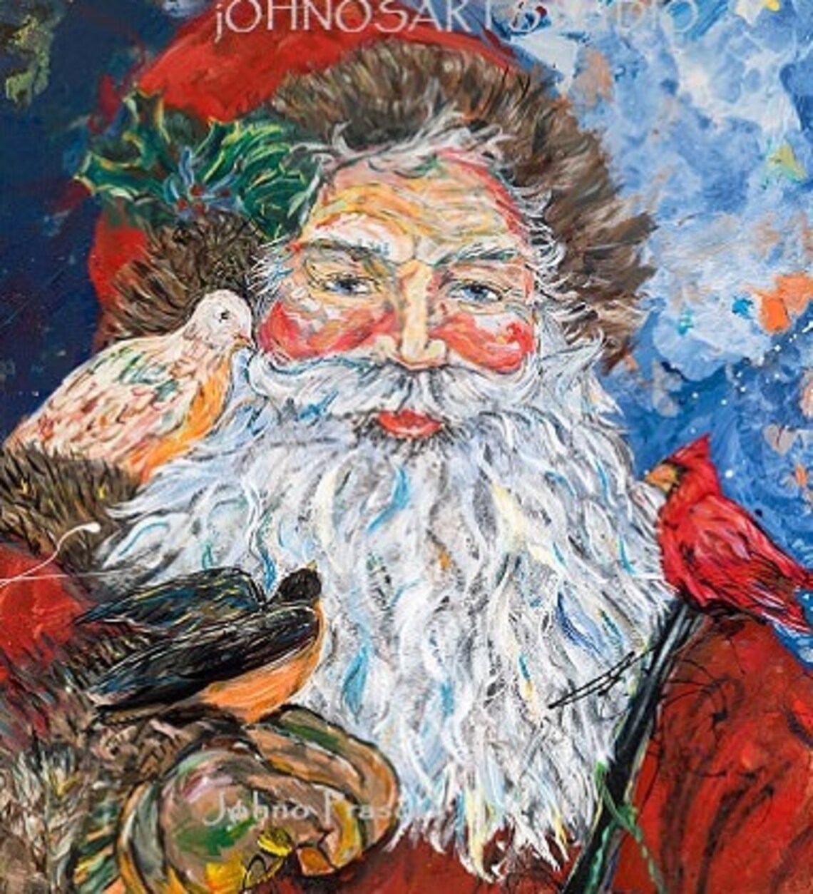Christmas Art, Santa Art, Old Saint Nick, Victorian Santa, Vintage ...