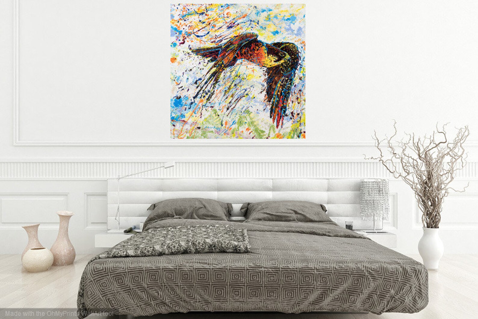 Bird Print Falcon Art Bird of Prey Art Bird Art Nature - Etsy