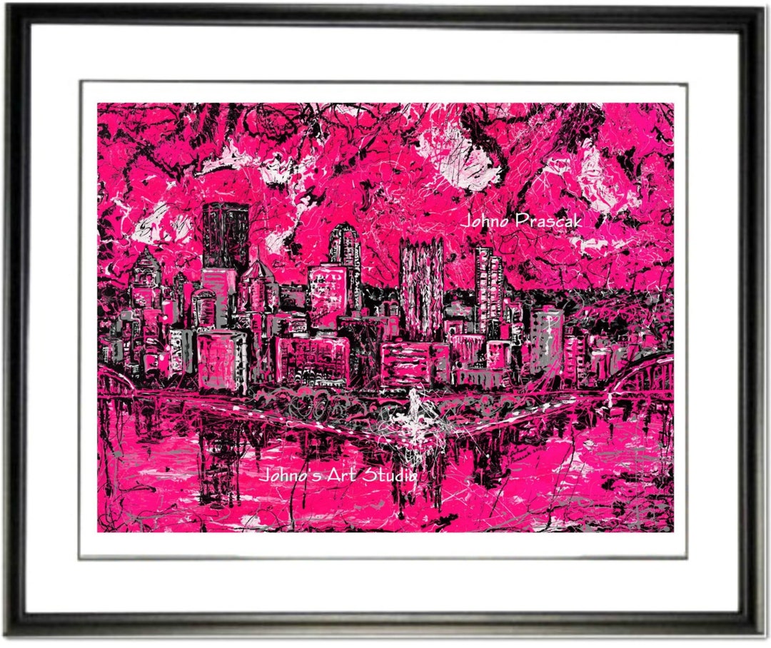 Barbie Pink, Barbieburgh, Hot Pink, Pink Pittsburgh, Pink Wall Art ...