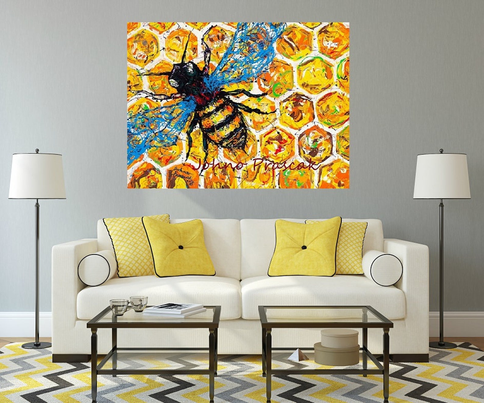 Honey Bee Art, Bee Art, Bees, Garden Art, Garden Critters, Metal Prints ...