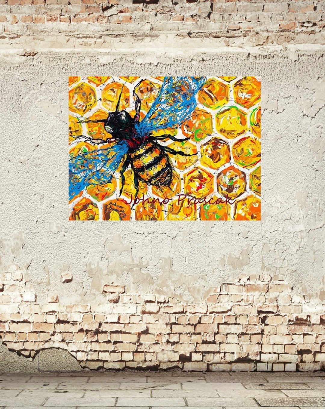 Garden Wall Art, Honey Bees, Save the Bees, Bee Art, Bees, Garden Art ...