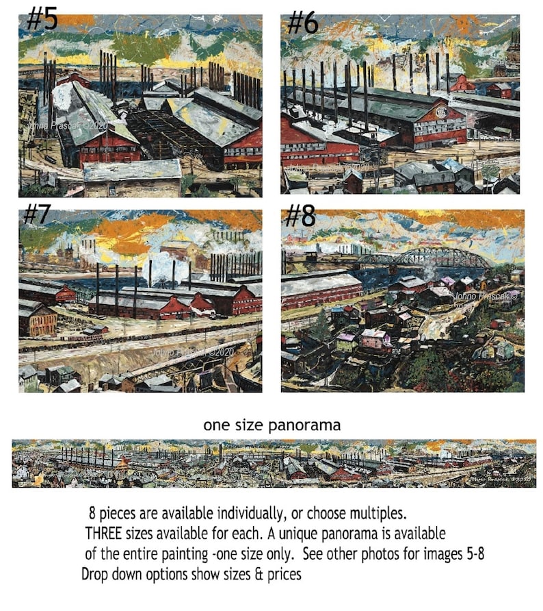 Architectural Art Steel Mill Wall Art Carnegie Steel | Etsy