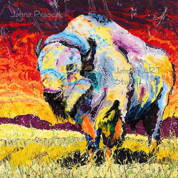 Native American Bison Art