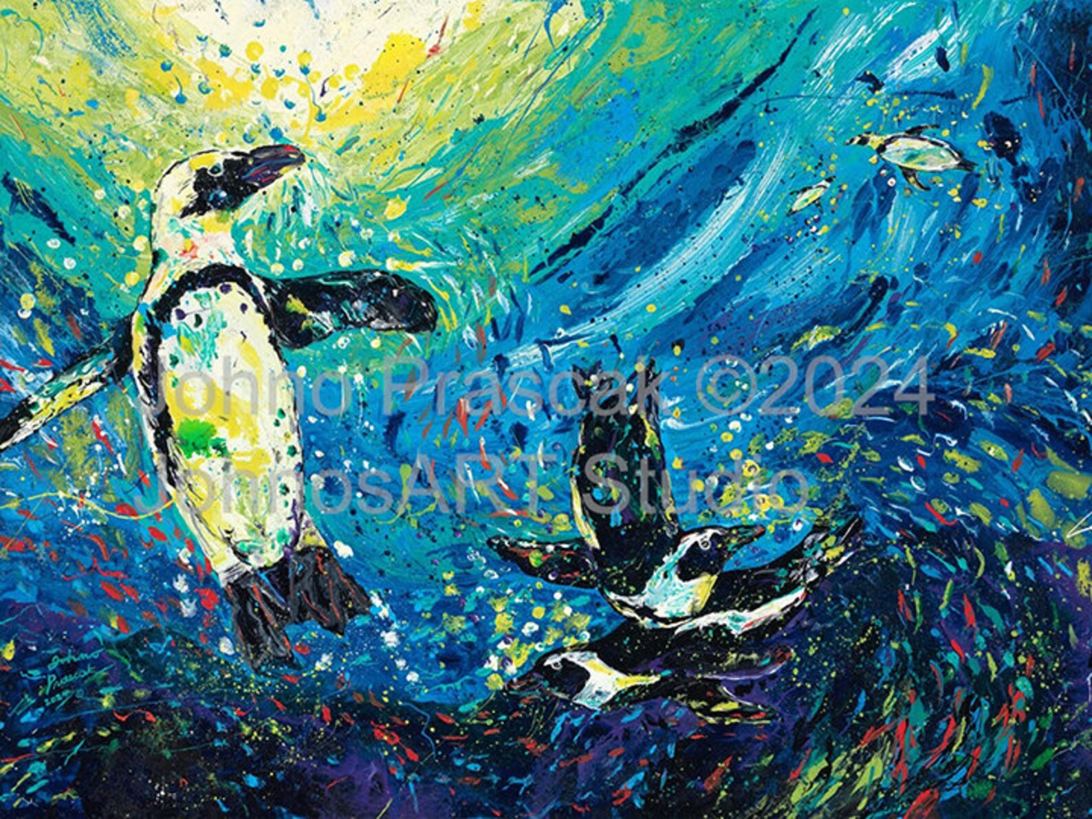 Penguin Art, African Penguin, Penguin Wall Art, Metal Prints ...