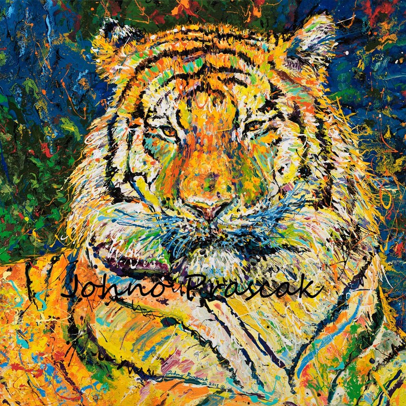 Endangered Species, Tiger Art, Tiger Print, Tiger Wall Art, Wildlife ...