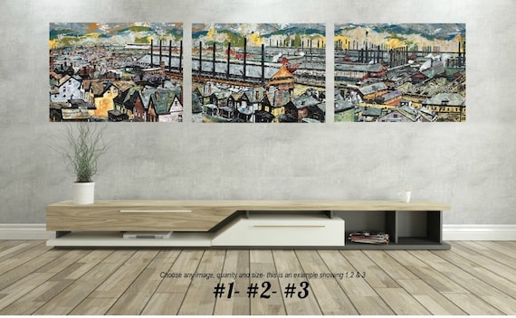 Steel Mill Wall Art Carnegie Steel Homestead Steel Mill Art - Etsy