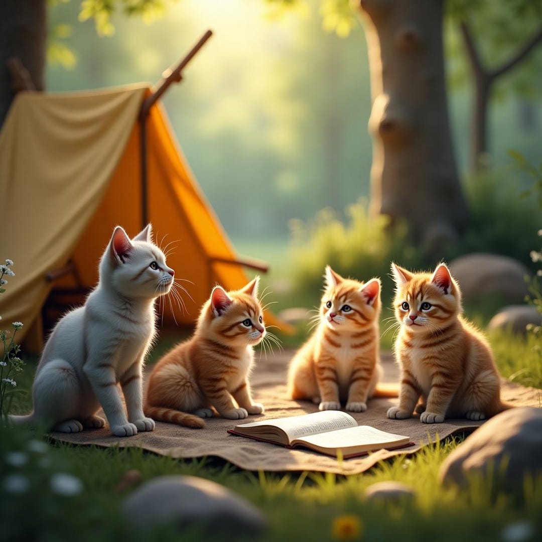 The Purrfect Summer Camp. Child Friendly Cat Kitten Bedtime Story ...