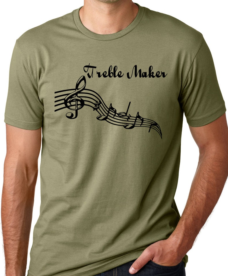 Treble Maker Funny T Shirt Screenprinted Musician Humor Tee - Etsy