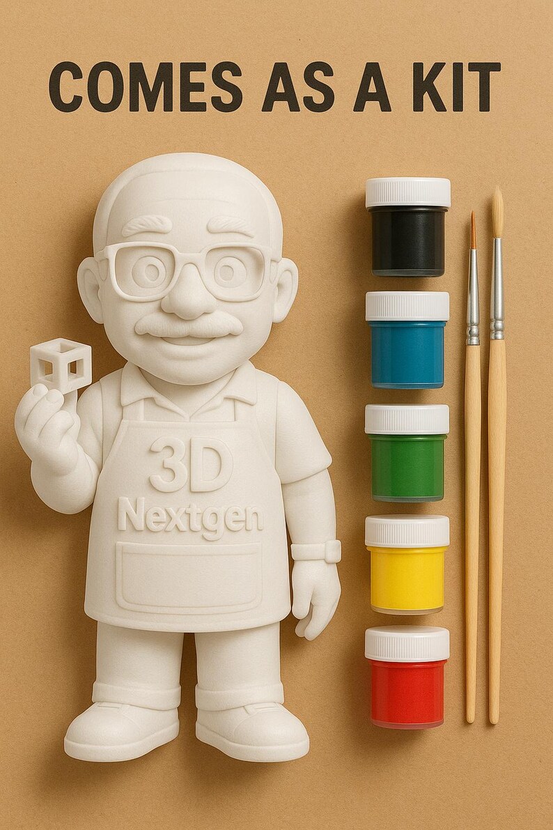 Custom 3D Printed Figurine Kit – Personalized Mini for Gamers, Dnd, Pets, Cosplay | DIY ...