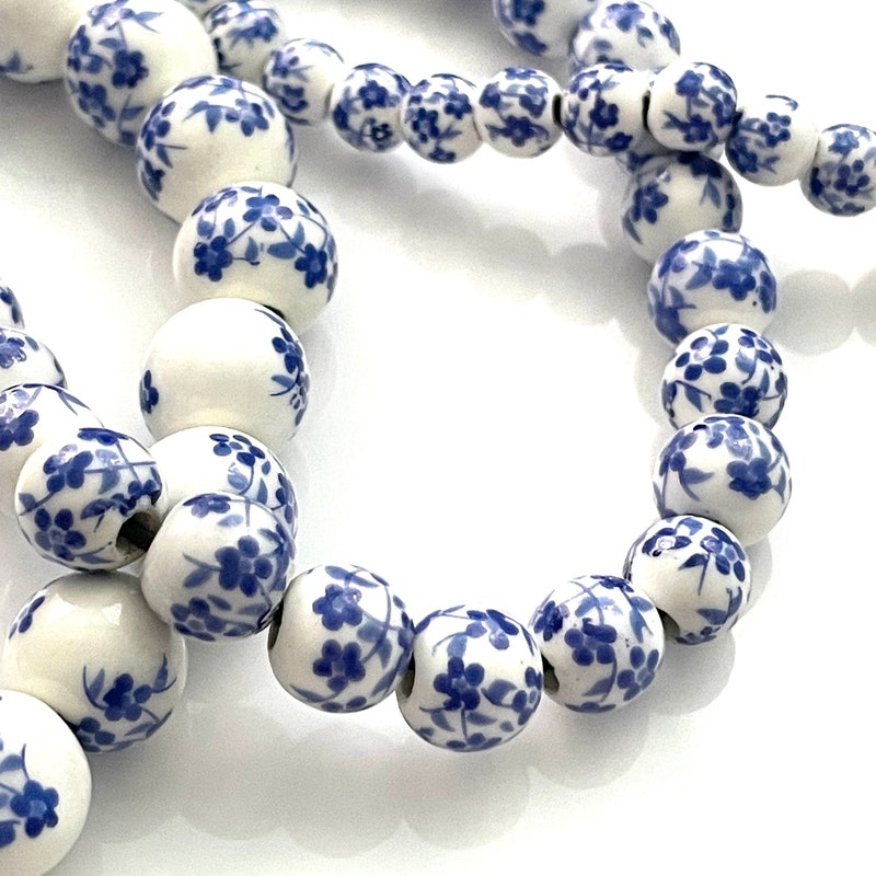 Delft Blue Beads - Etsy
